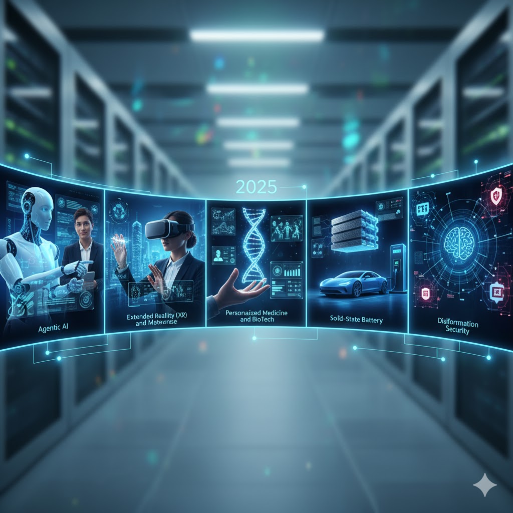 5 นวัตกรรมเทคโนโลยีใหม่ล่าสุด ที่ธุรกิจต้องจับตาในปี 2025